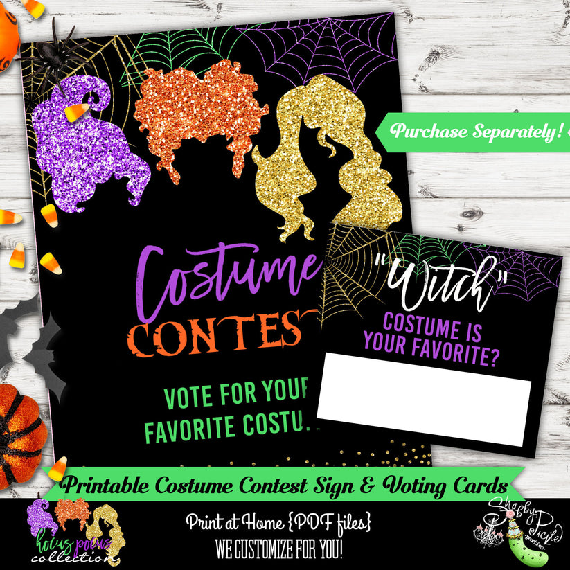 Hocus Pocus Water Bottle Labels-Printable-Halloween Water Bottle Label ...